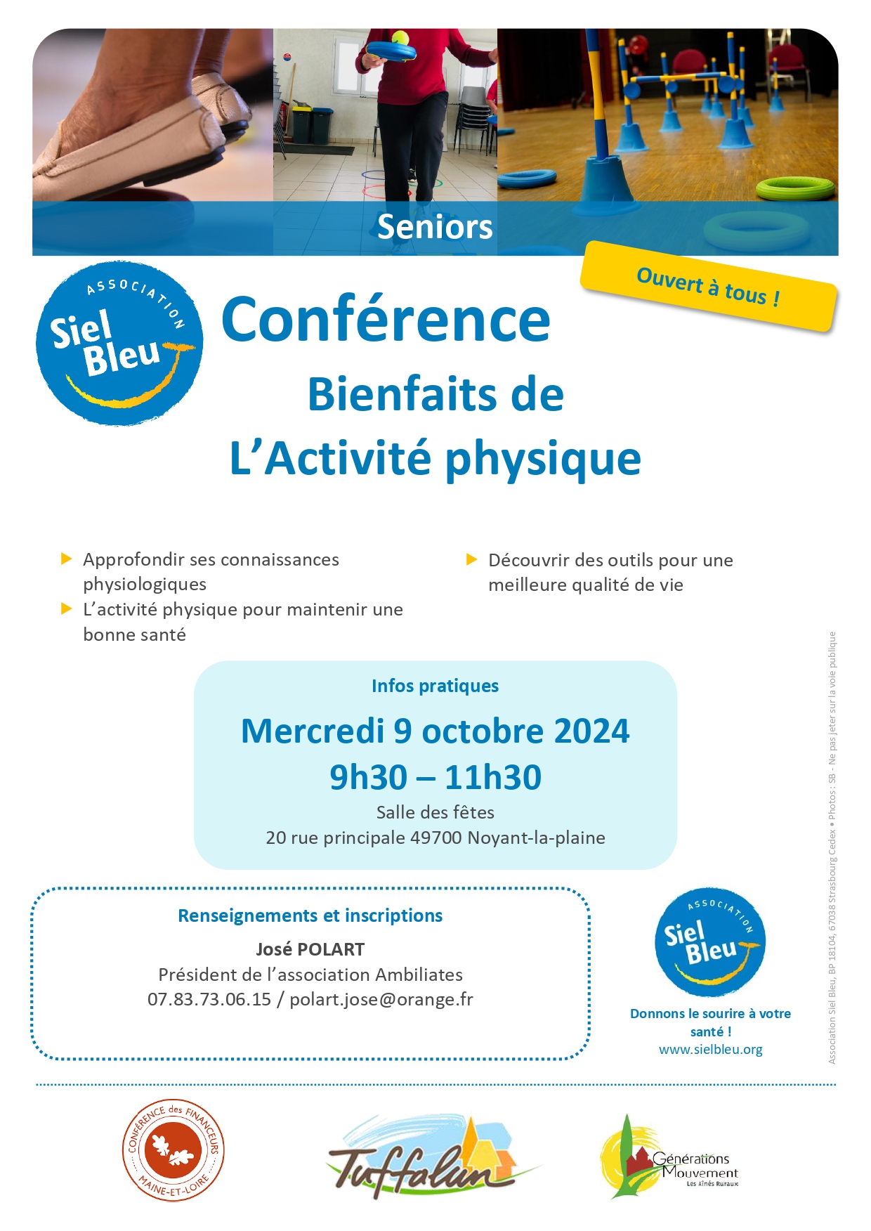Conférence sur les bienfaits de l’activité physique à TUFFALUN | Tuffalun